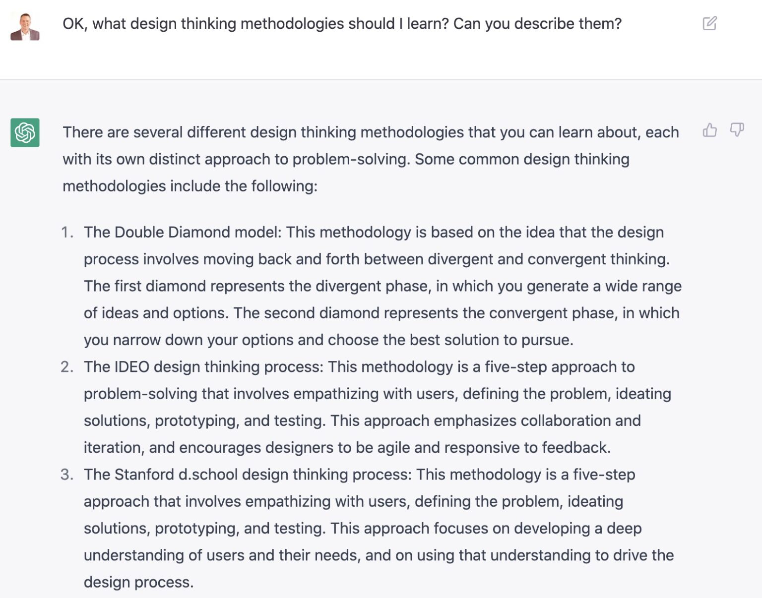 Using AI to learn what is important to learn about Design Thinking ...